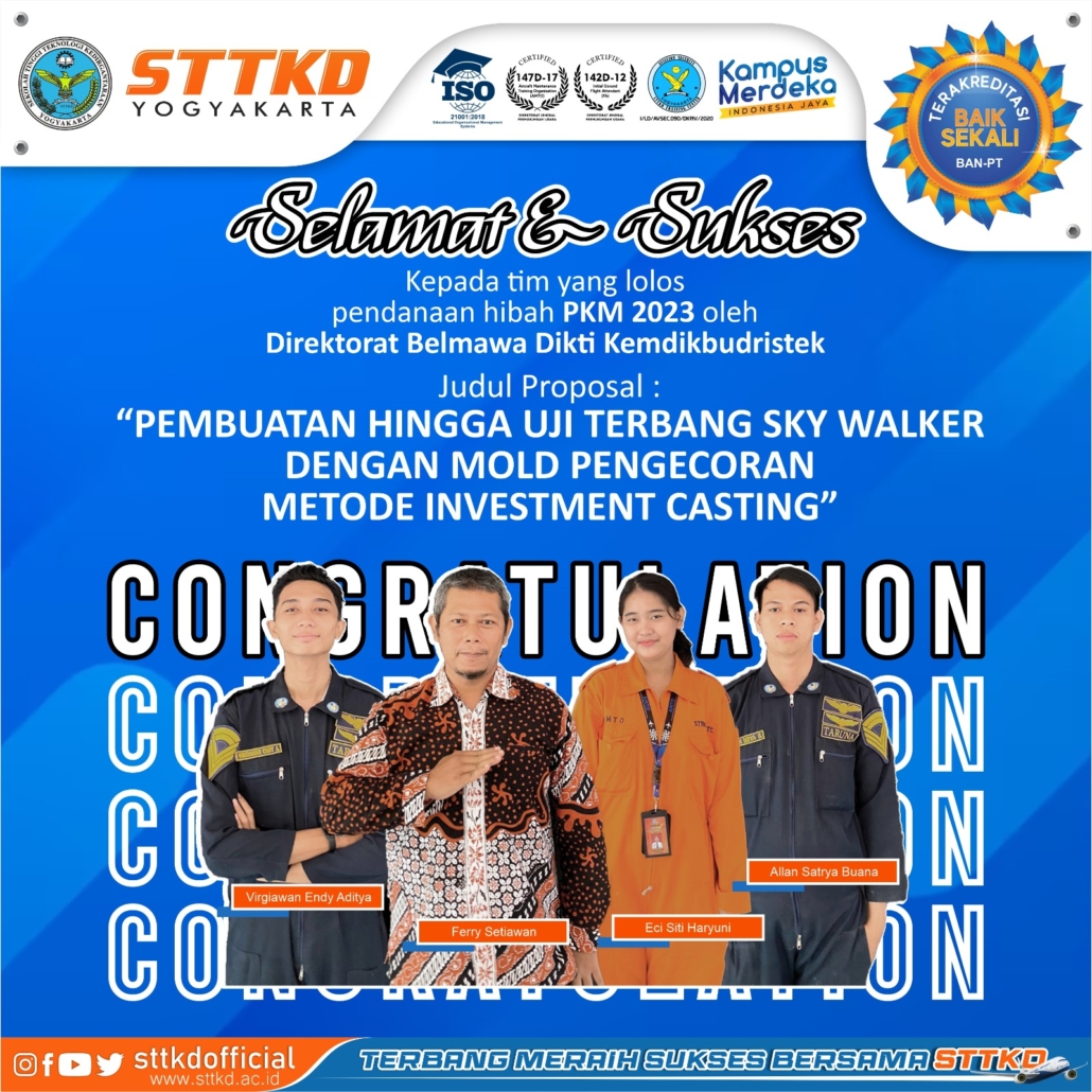 Selamat! 3 Kelompok PKM Asal STTKD Lolos Pendananan Tahun 2023 – P3M STTKD